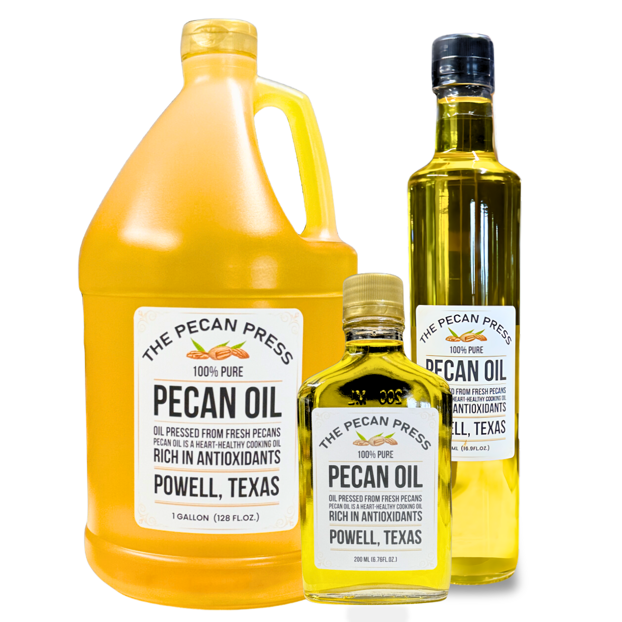 100% Pure Pecan Oil – The Pecan Press